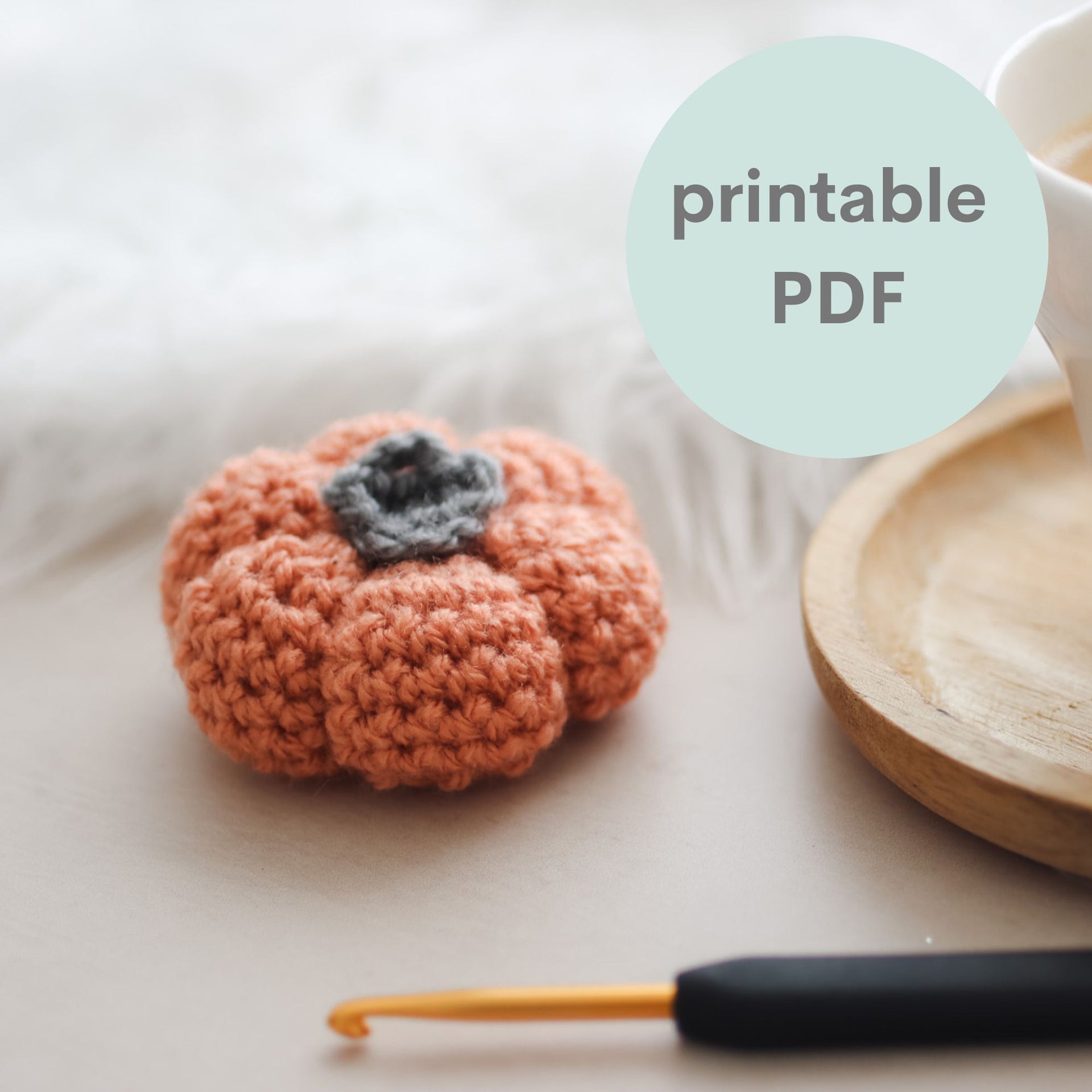 Pumpkin Crochet Pattern – Bella Coco Crochet