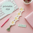 Daisy Chain Bookmark – Bella Coco Crochet