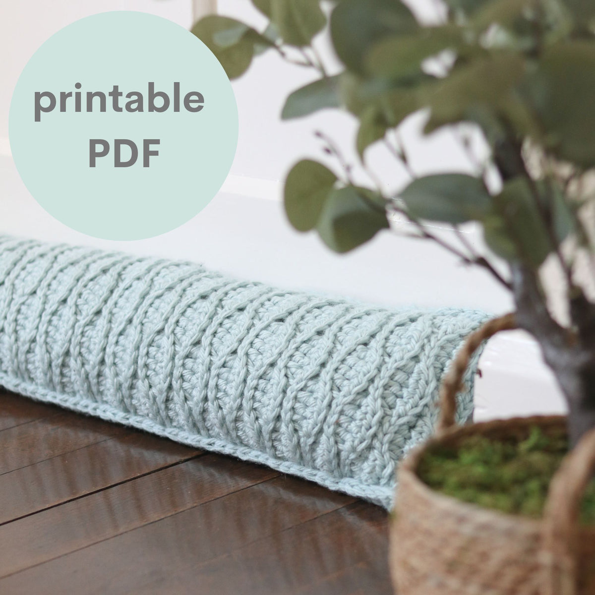 The Elm Draught Excluder – Bella Coco Crochet