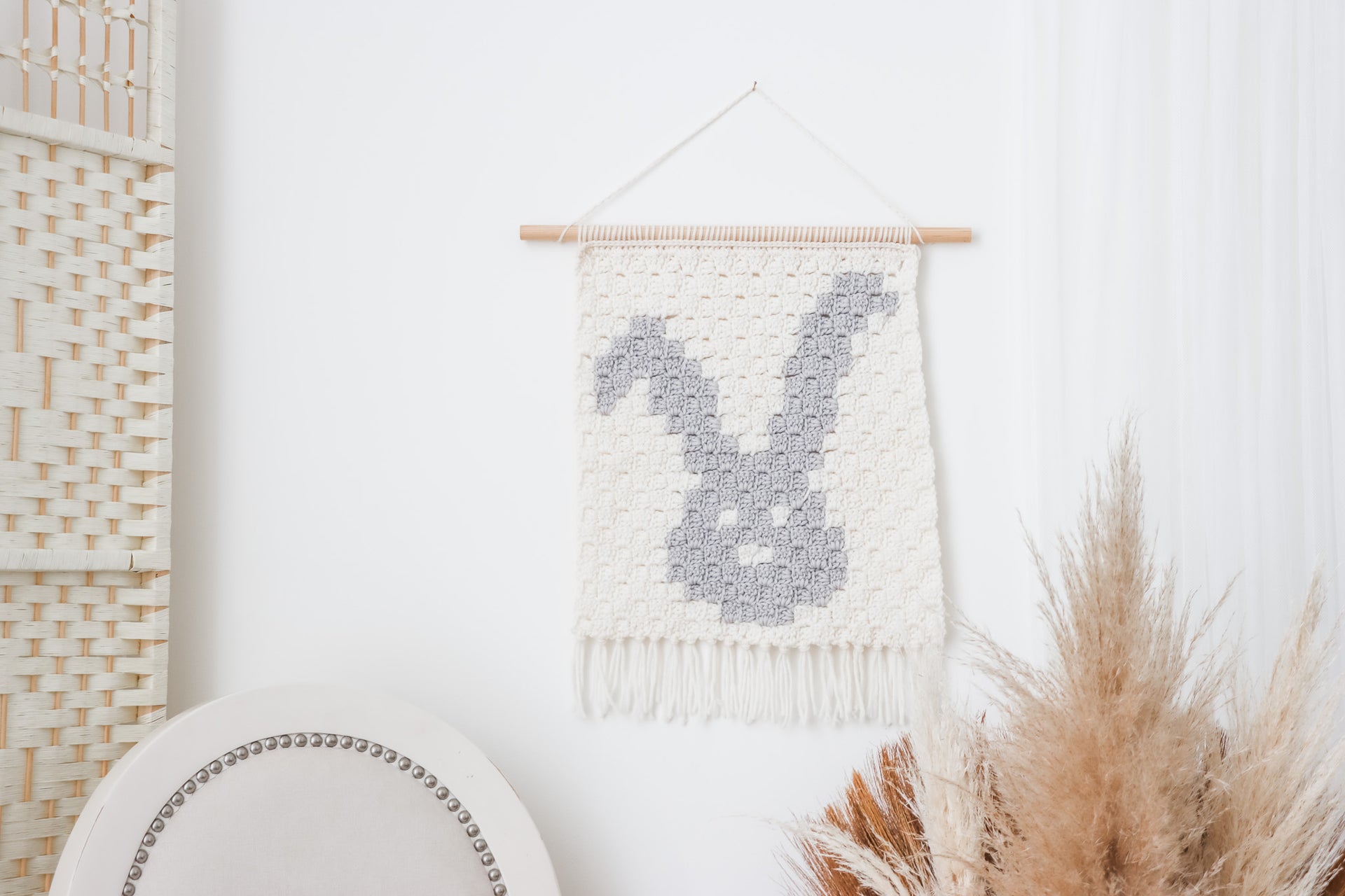 Bunny Wall Hanging – Bella Coco Crochet