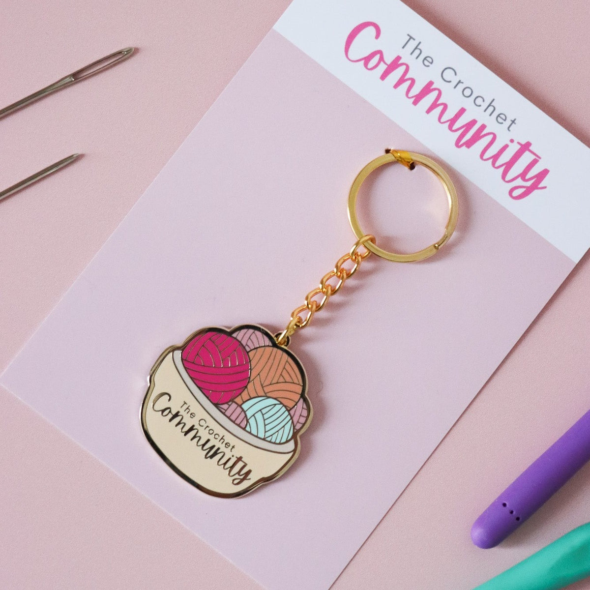 The Crochet Community Keychain – Bella Coco Crochet