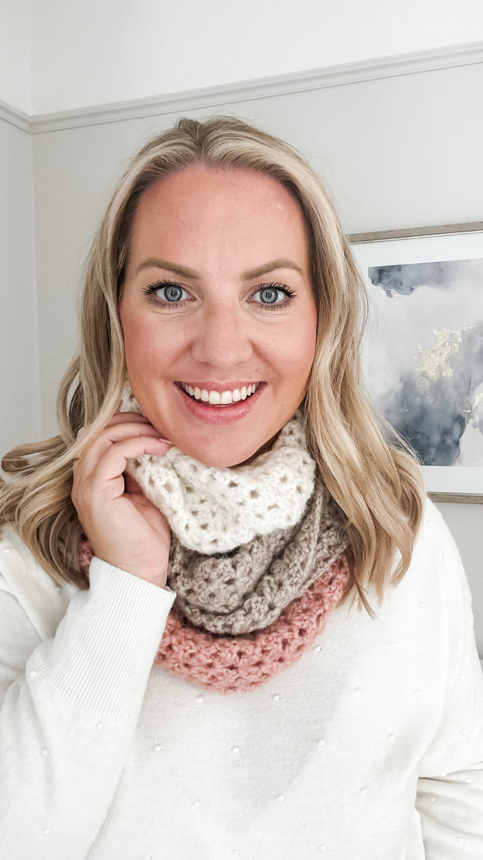 Dahlia Infinity Scarf – Bella Coco Crochet