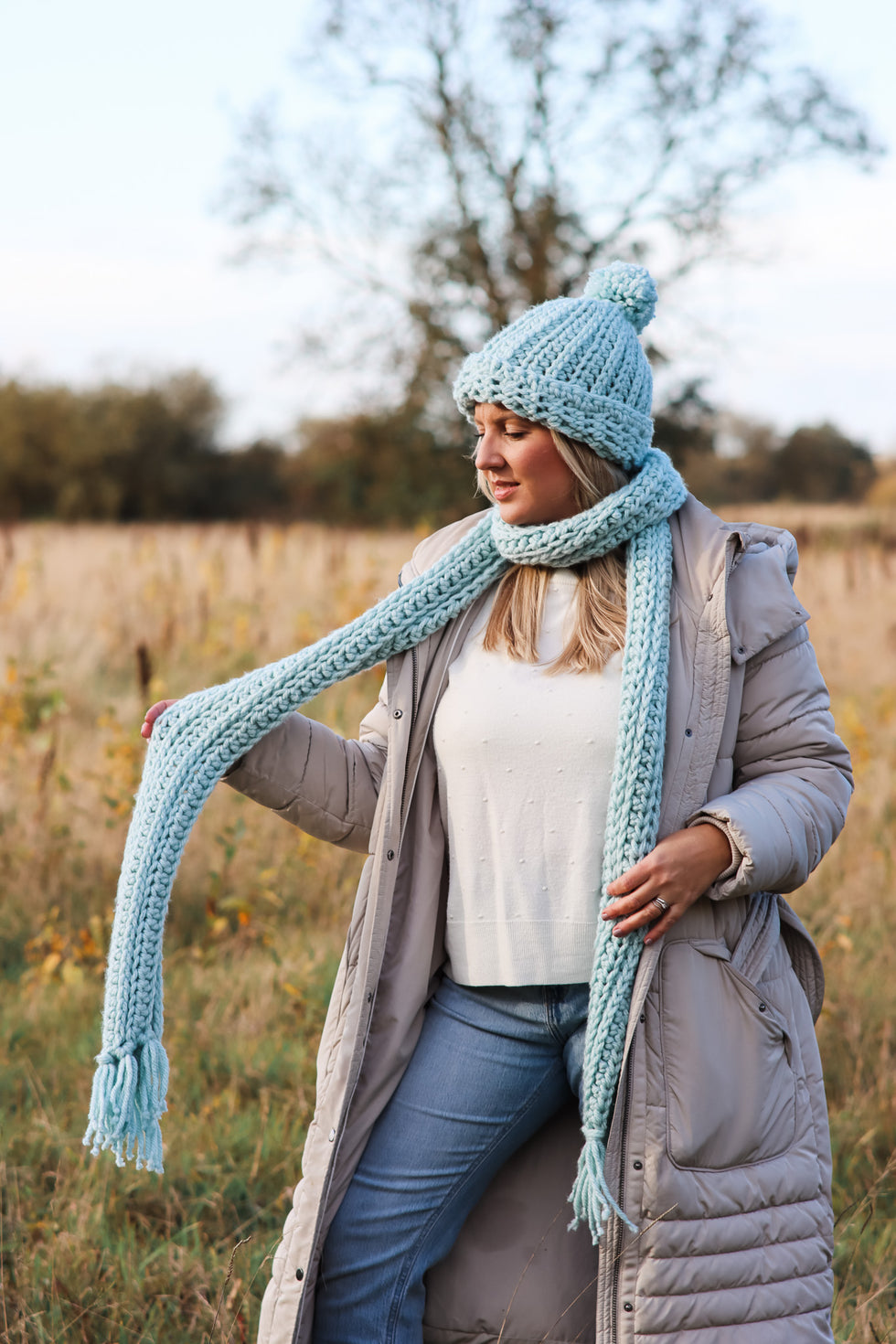 Hat & Scarf Pattern – Bella Coco Crochet