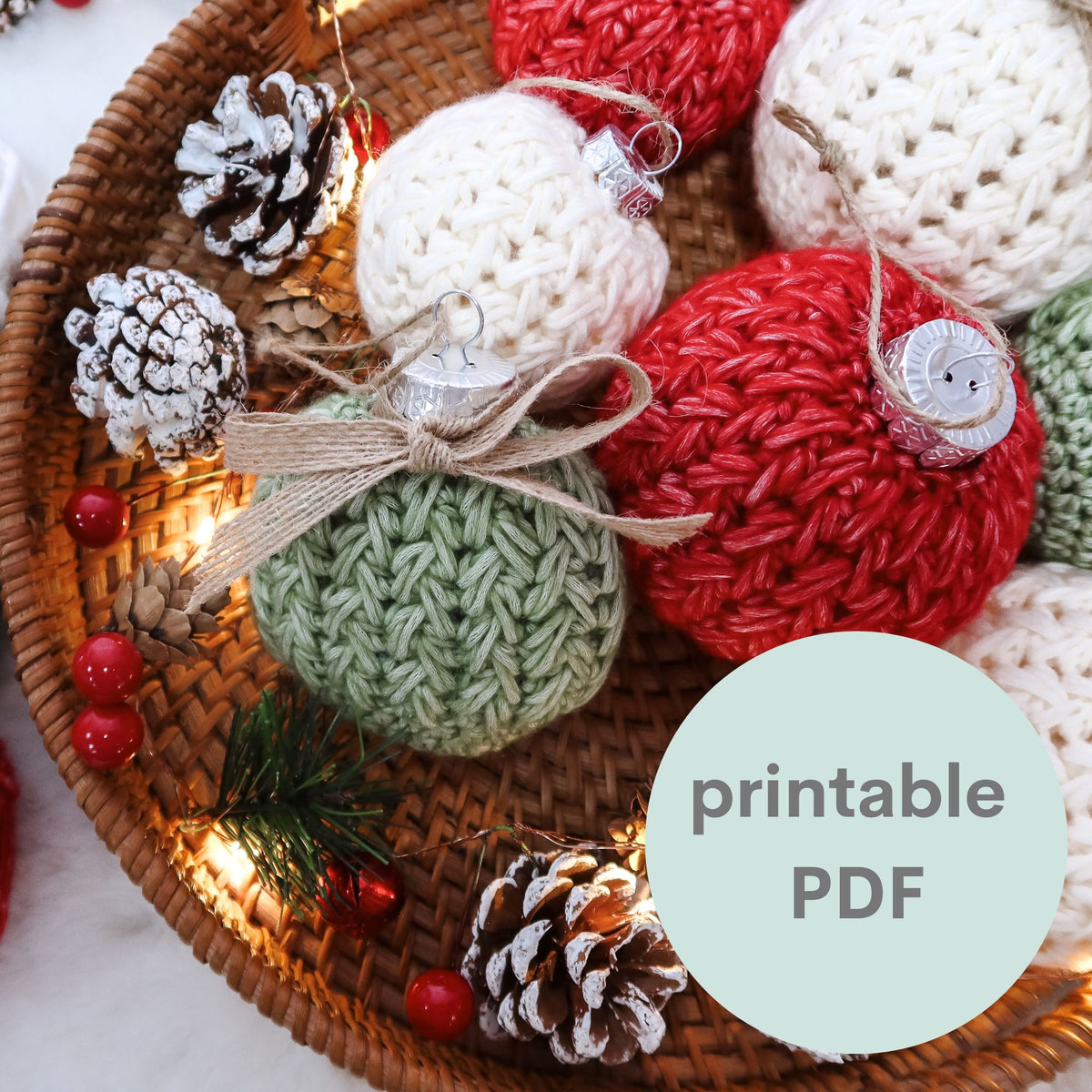 Maplewood Bauble Set – Bella Coco Crochet