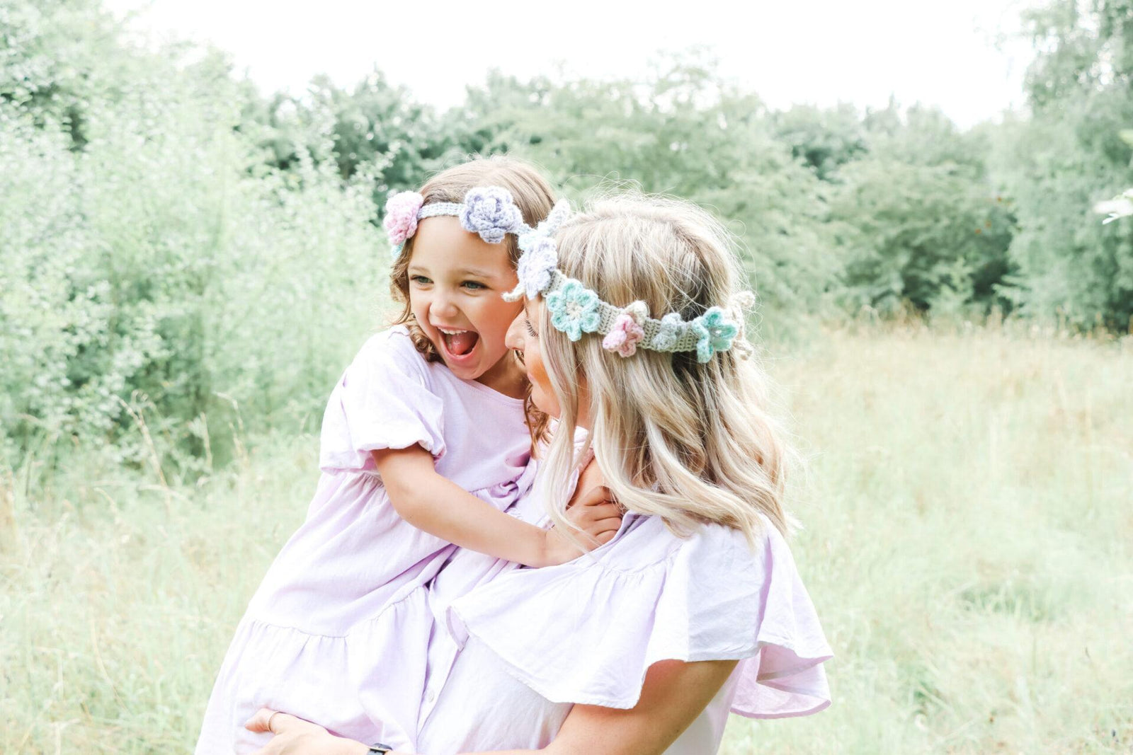 Crochet Flower Crowns: make your own mix + match flower crown patterns ...