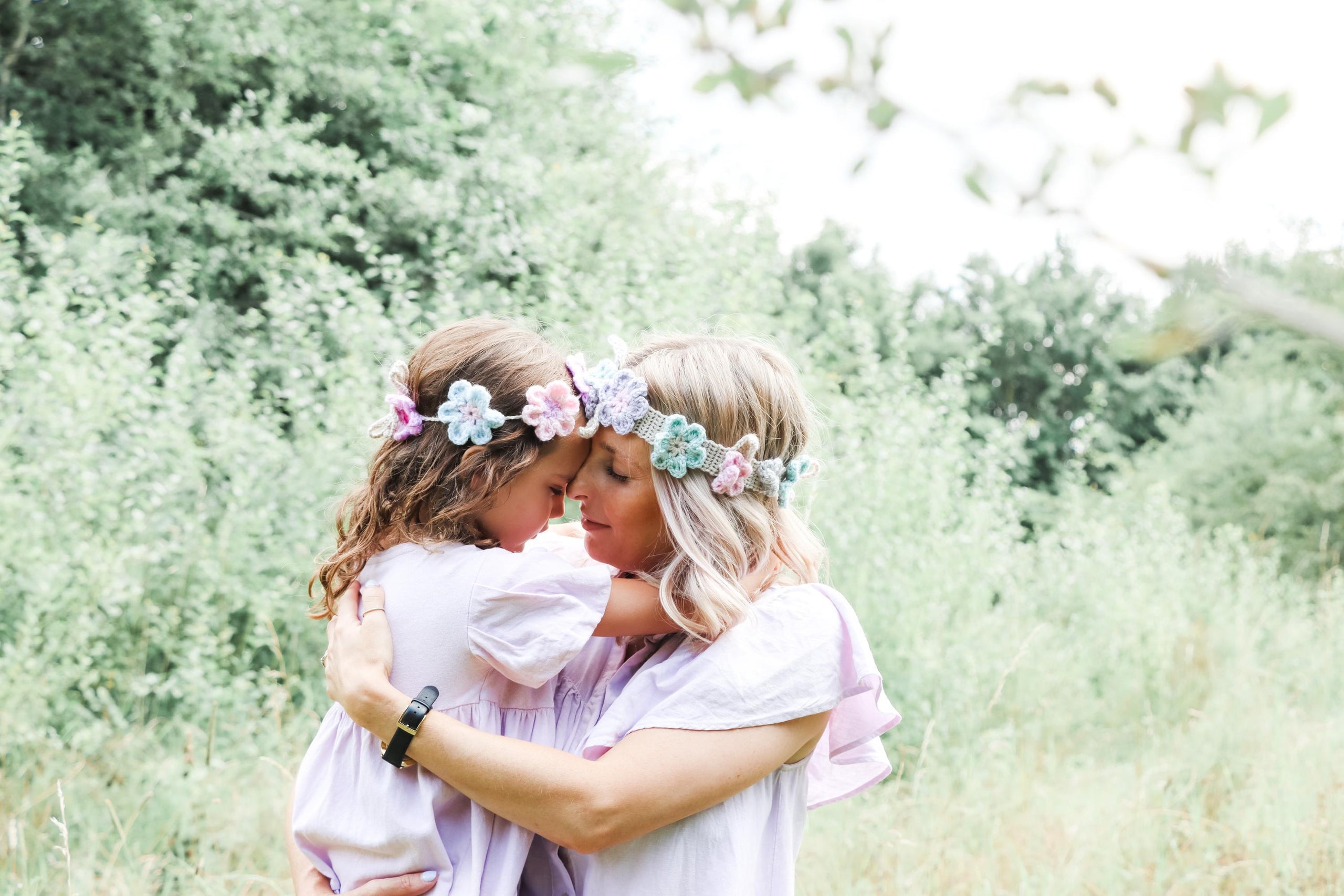 Crochet Flower Crowns: make your own mix + match flower crown patterns ...