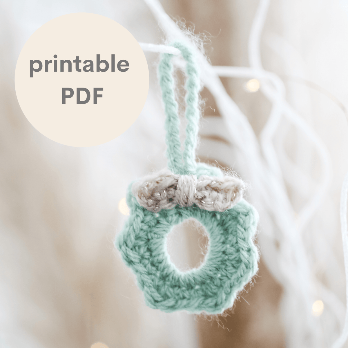 Crochet Mini Wreath – Bella Coco Crochet